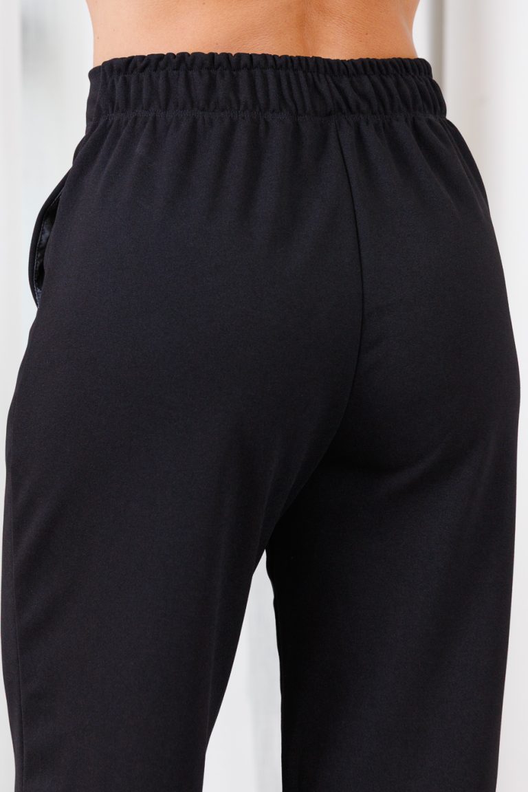 Pijama Scrub Feminino Crepe Scuba Moderno Flex Preto
